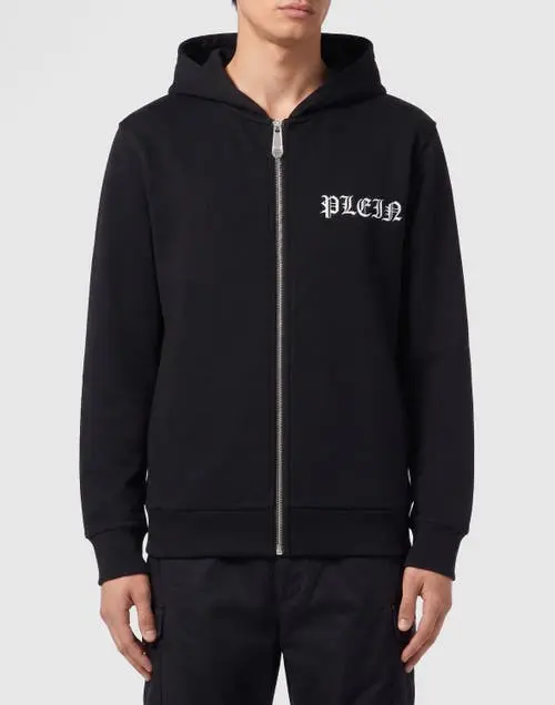 Philipp Plein Hoodie Zip Skull Stones