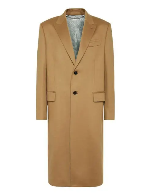 BILLIONAIRE Cashmere Regular Fit Coat - Beige