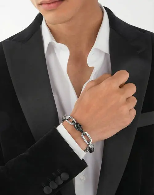Philipp Plein Stainless Steel Bracelet Plein Edge