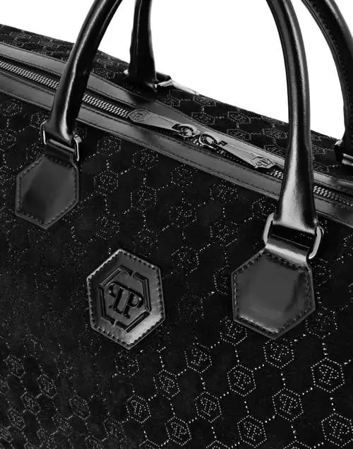 Philipp Plein Handle Bag Monogram