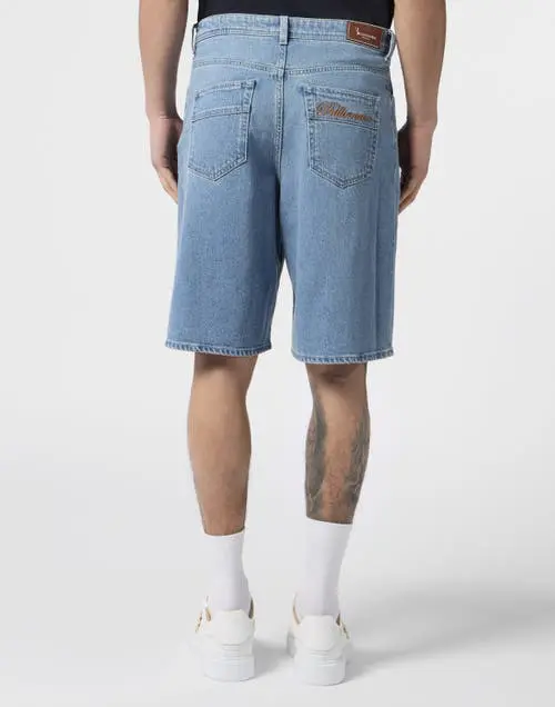 BILLIONAIRE Denim Shorts Bb Signature
