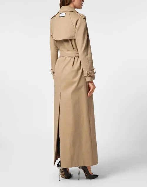 Philipp Plein Trench Coat Monogram
