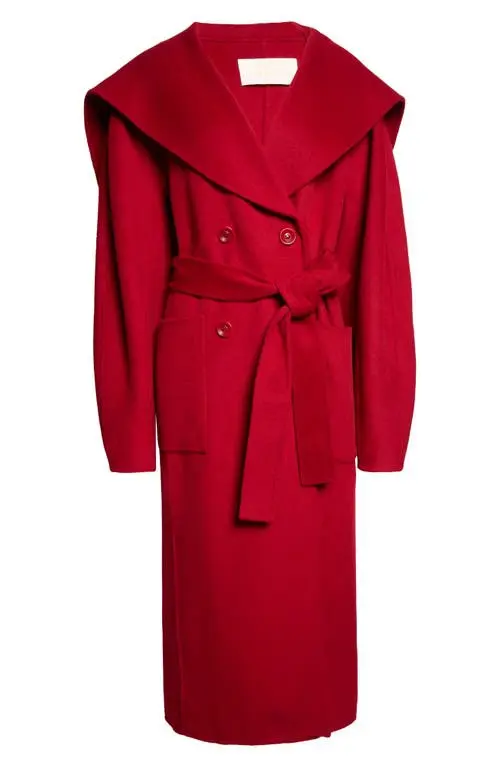 Ulla Johnson Rory Wool & Cashmere Blend Coat - Cerise