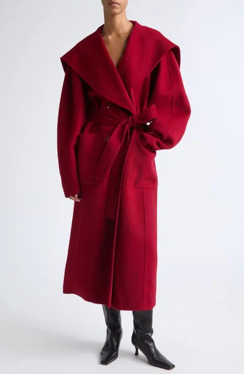 Ulla Johnson Rory Wool & Cashmere Blend Coat - Cerise