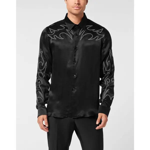 Philipp Plein Embellished Shirt Texas