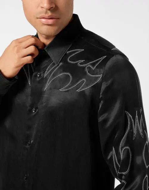 Philipp Plein Embellished Shirt Texas
