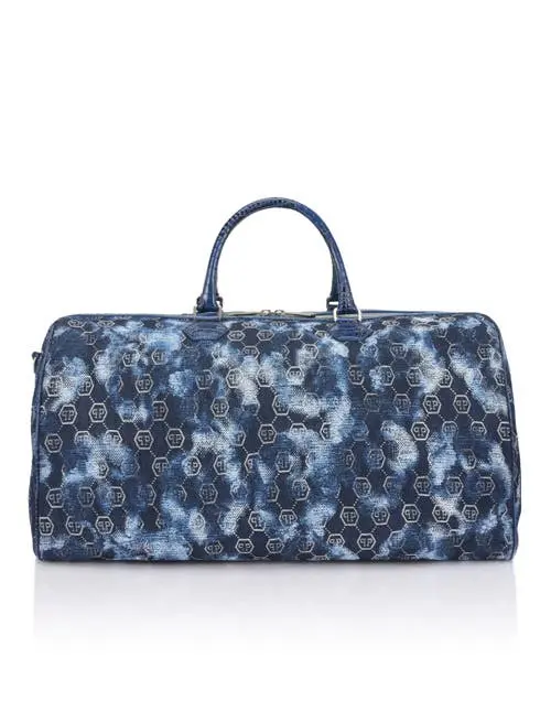 Philipp Plein Travel Bag Jacquard Monogram