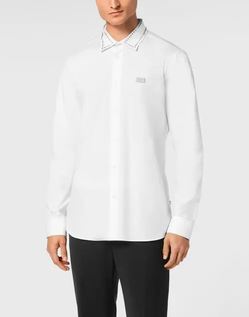 Philipp Plein Shirt Sugar Daddy Cut Ls Studs