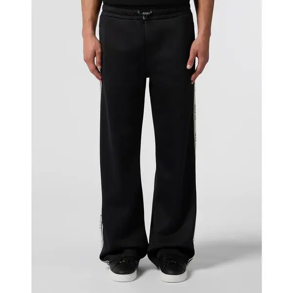 Philipp Plein Tracksuit Trousers Jacquard Logo - Black