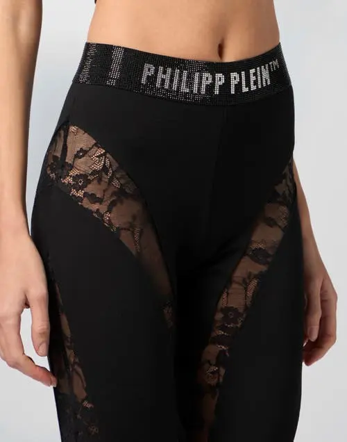 Philipp Plein Multicutting Leggings Lace