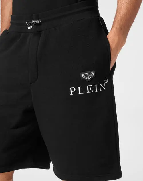 Philipp Plein Jogging Shorts Nickel Placket