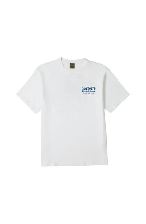 QUIKSILVER WATERMAN Roadside Service Tee - White