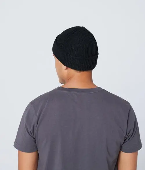 KNOWN SUPPLY Waffle Knit Beanie - Black