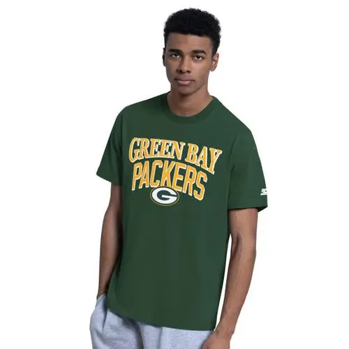 STARTER Heather Gray Bay Packers Two-pack Logo T-shirt Set