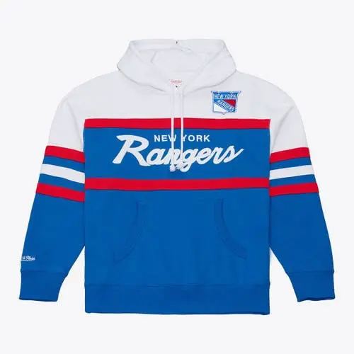 Mitchell & Ness New York Rangers Head Coach Hoodie - Royal