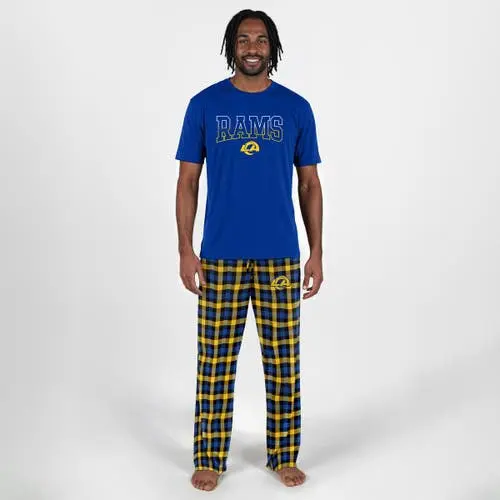 CONCEPTS SPORT Los Angeles Rams Highland Sleep Set - Royal