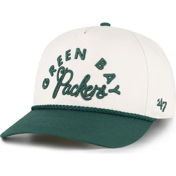 '47 Green Bay Packers Rope Script Hitch Adjustable Hat