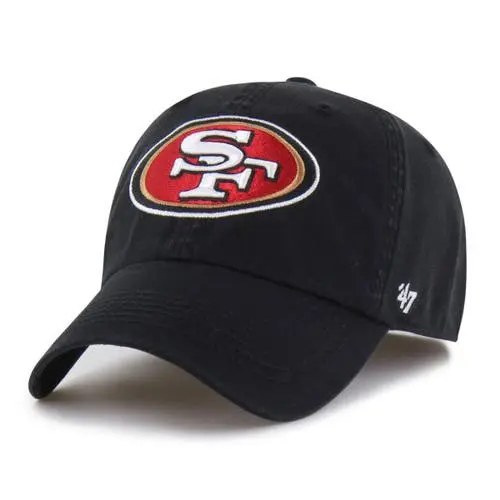 '47 San Francisco 49ers Franchise Logo Fitted Hat - Black