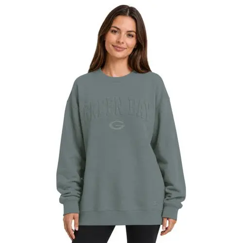 STARTER Bay Packers Athleisure Oversized Fleece Sweatshirt