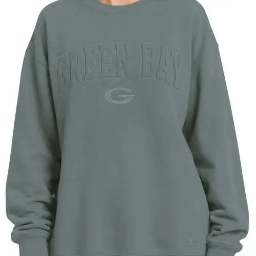 STARTER Bay Packers Athleisure Oversized Fleece Sweatshirt