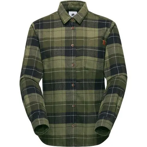 MAMMUT Trovat Long-sleeve Shirt - Marsh/black