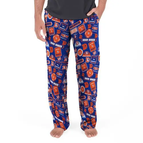 CONCEPTS SPORT Denver Broncos Throwback Logo Grady Pants - Navy