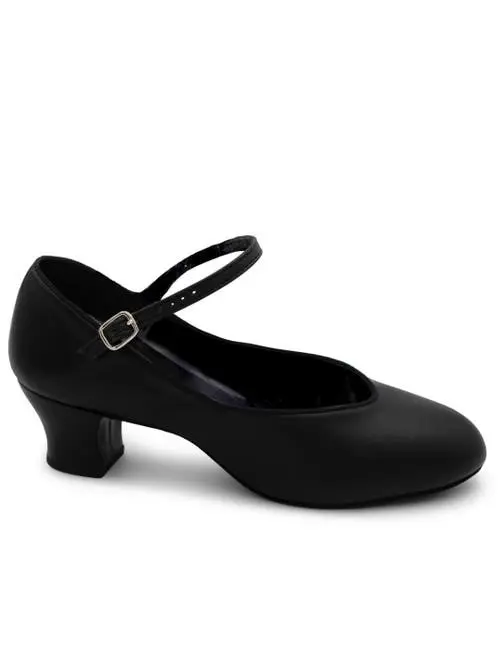 CAPEZIO Suede Sole Jr. Footlight Character Shoe