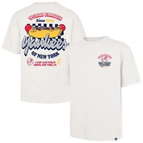'47 New York Yankees Glizzy T-shirt - Cream