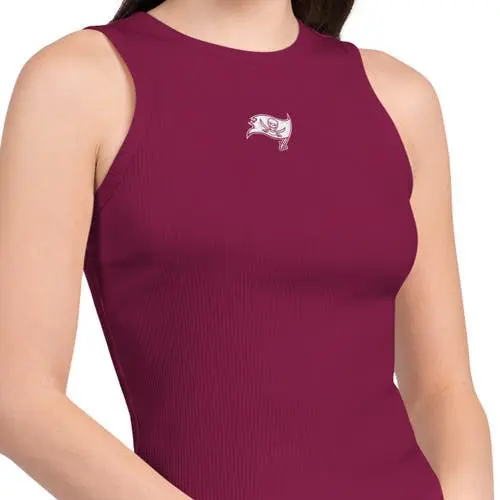 STARTER Tampa Bay Buccaneers Athleisure Cropped Tank Top