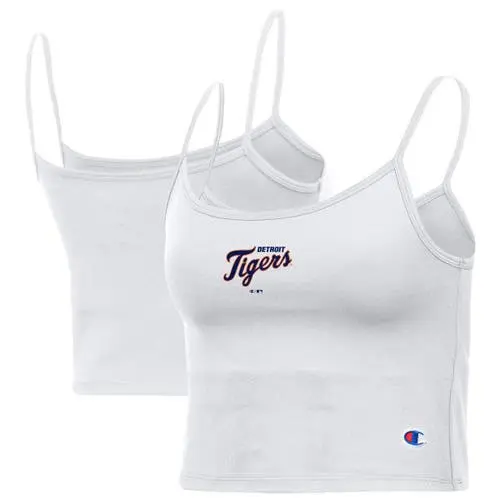 Champion Detroit Tigers America Scoop Tank Top - White