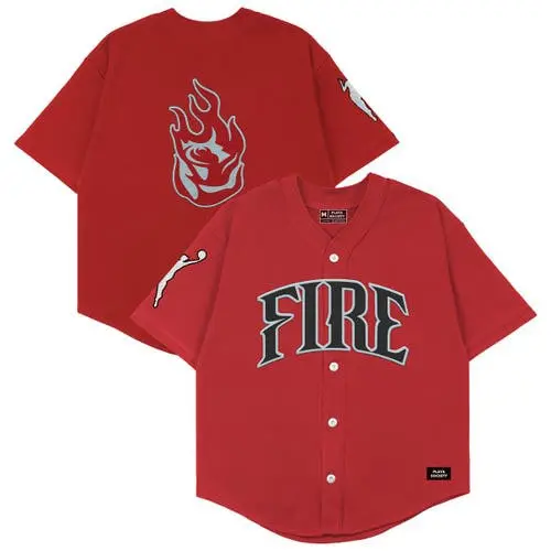 PLAYA SOCIETY Portland Fire Baseball Fashion Jersey - Red