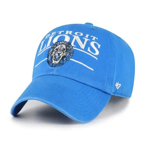 '47 Detroit Lions Throwback Graphic Clean Up Adjustable Hat