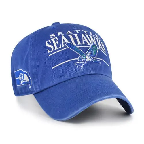 '47 Seattle Seahawks Throwback Graphic Clean Up Adjustable Hat