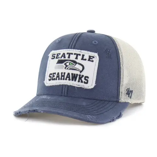 '47 Seattle Seahawks Egremont Well-worn Adjustable Trucker Hat