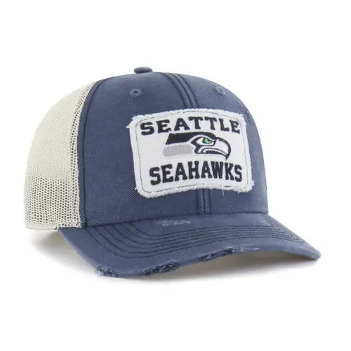 '47 Seattle Seahawks Egremont Well-worn Adjustable Trucker Hat