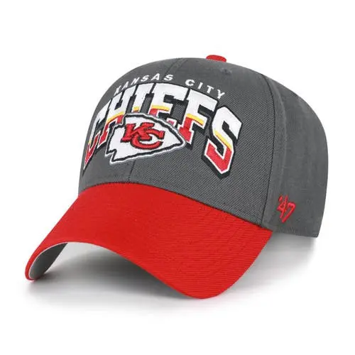 '47 Kansas City Chiefs Split Block Mvp Adjustable Hat