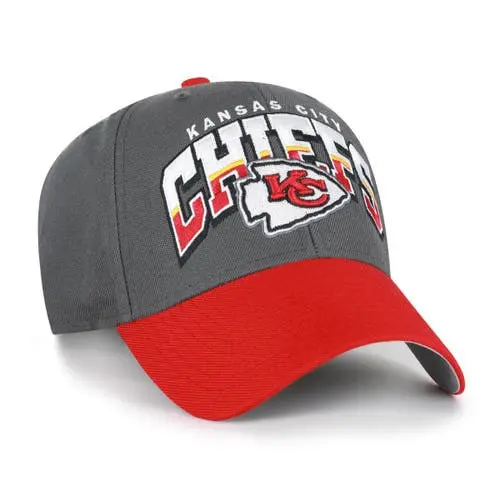 '47 Kansas City Chiefs Split Block Mvp Adjustable Hat