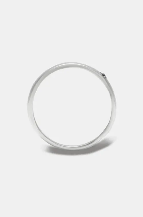 DISTURBIA Till Death Thick Sterling Ring