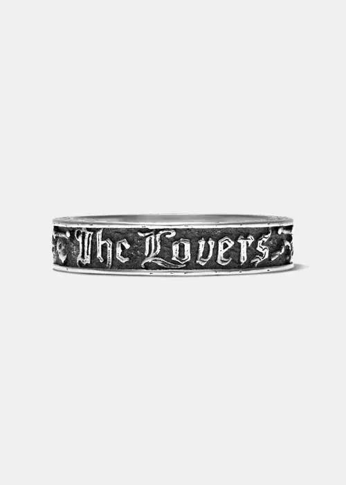 DISTURBIA Amorata Thin Sterling Ring