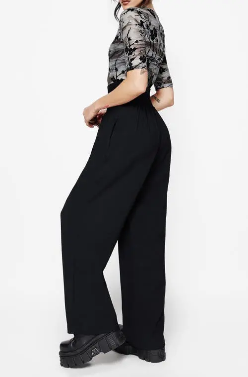 DISTURBIA Brenna Corset Wide Leg Trouser