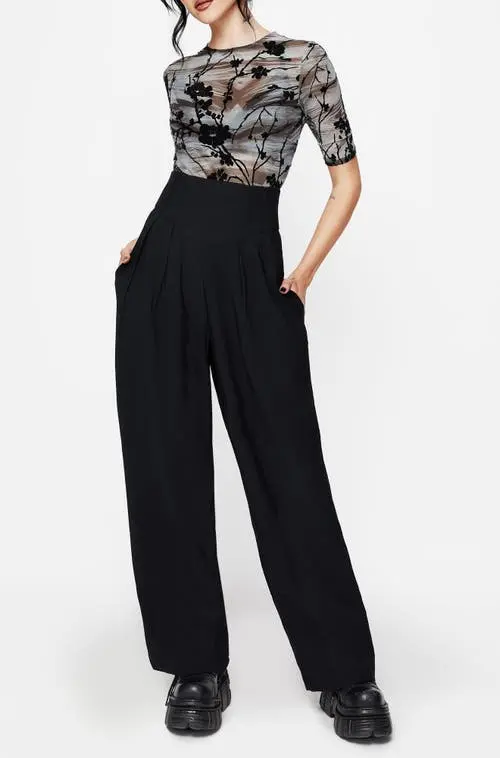 DISTURBIA Brenna Corset Wide Leg Trouser