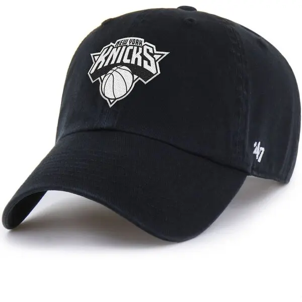 '47 47 New York Knicks Color Pack Clean Up Adjustable Hat - Black