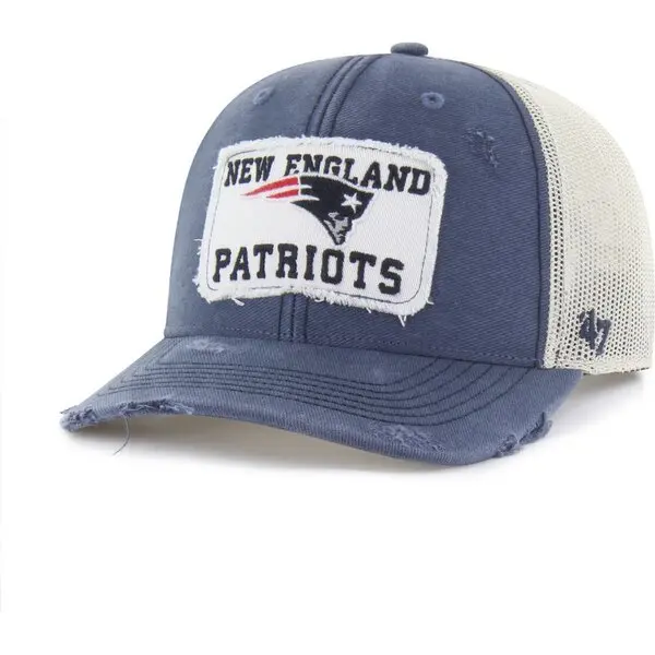 '47 New England Patriots Egremont Well-worn Adjustable Trucker Hat