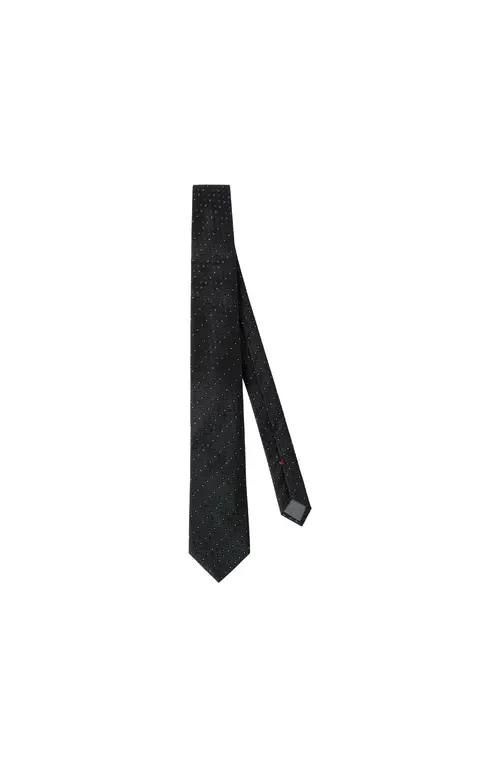 Brunello Cucinelli Silk Diagonal Striped Neck Tie