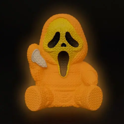 HANDMADE BY ROBOTS Ghost Face 264 Pumpkin Orange