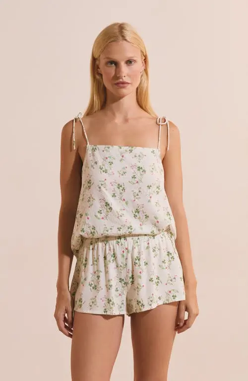 ETAM Tillieul Clover & Radish Print Pajama Shorts
