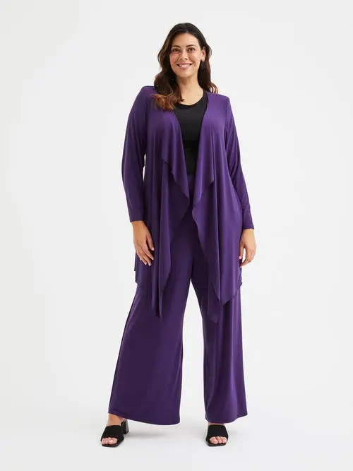 SCARLETT & JO Waterfall Jacket - Purple