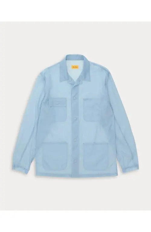 FORTELA Phil Nylon Chore Jacket - Light Blue