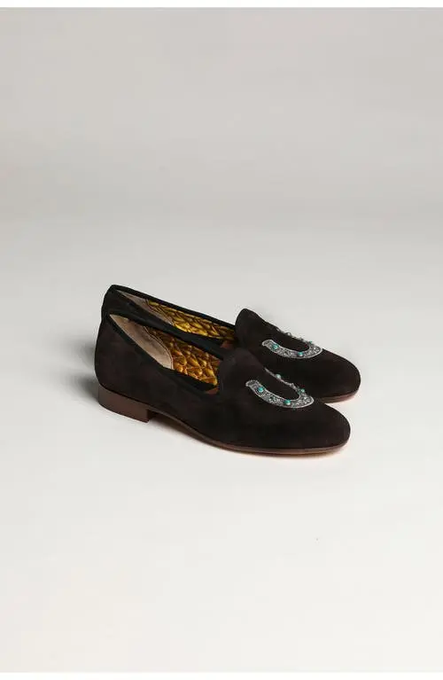 FORTELA Broadway Horse Suede Shoes - Brown
