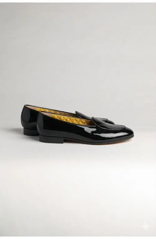 FORTELA Smokedbone Hampton Abrasive Leather Slipper - Black